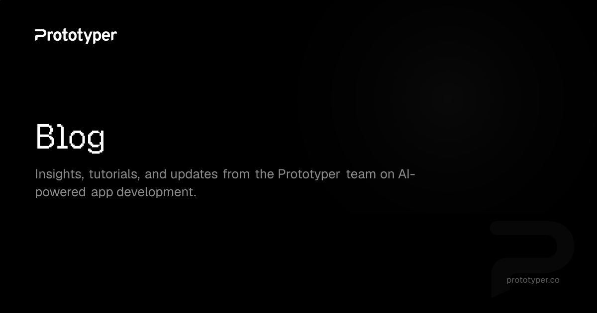 Prototyper Blog - AI Design & Engineering Insights